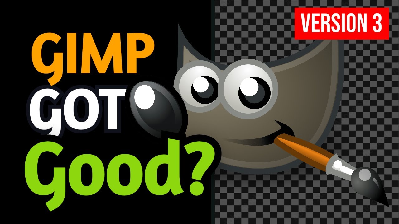 Gimp Version 3 - Got good? - Linux image editor Gimp V3 - YouTube