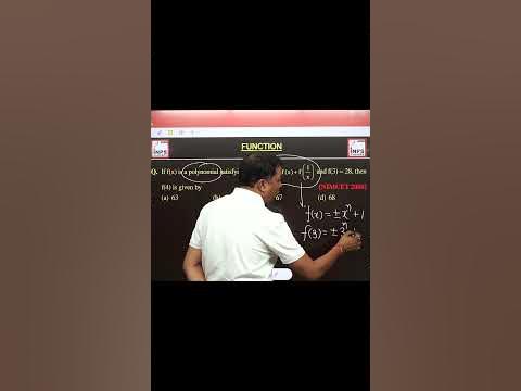 Function Short Trick | Nimcet Preparation | INPS Classes - YouTube