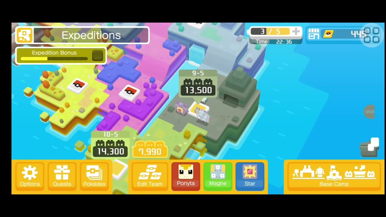 Switched out my Ponyta while tryin' to beat 9-5 in Pokemon Quest 🙄 ...