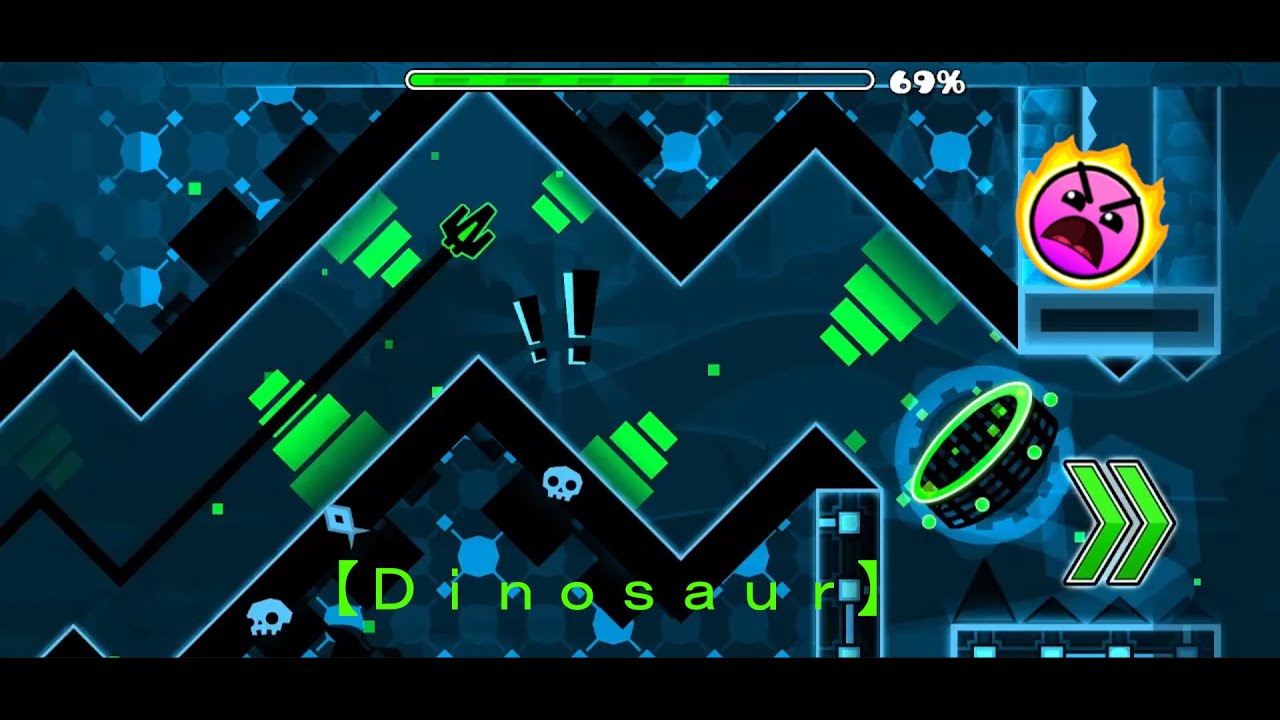 Dinosaur || by Alkali (my favorite level) (Geometry Dash 2.11) - YouTube