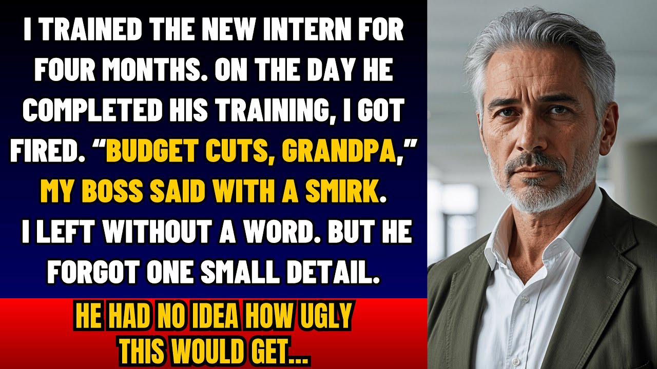 My Boss Called Me “Grandpa” and FIRED Me the Same Day I Finished ...