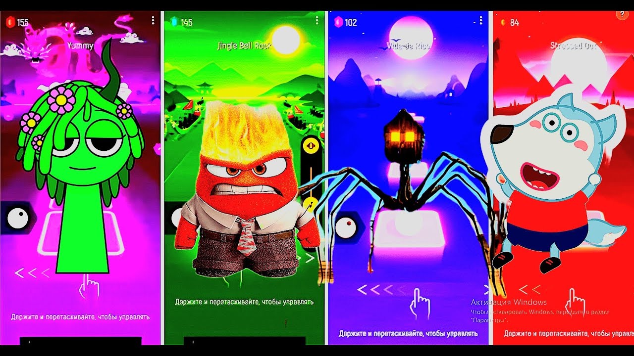 Incredibox Sprunki x Inside Out Anger x Househead x Wolfoo Music ...