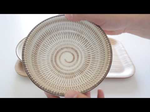 uzumaki Japanese traditional plates