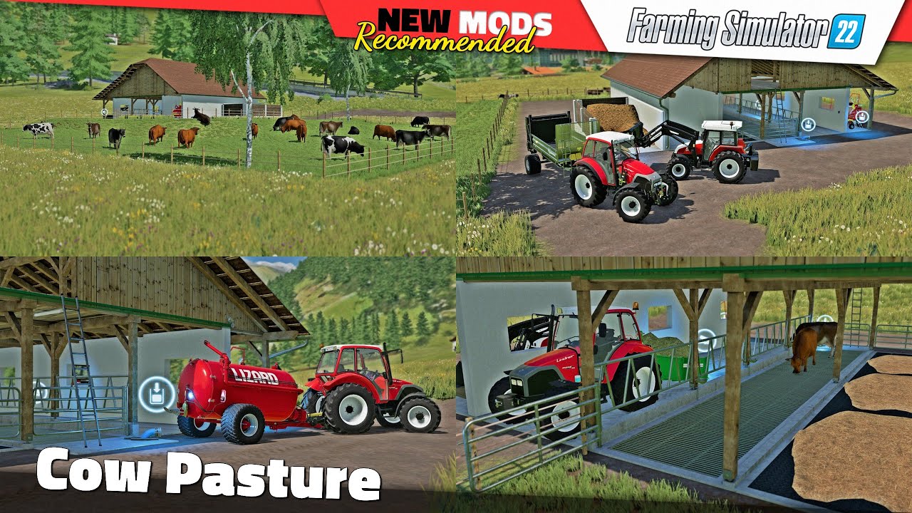 FS22 | Cow Pasture - Farming Simulator 22 New Mods Review 2K60 - YouTube