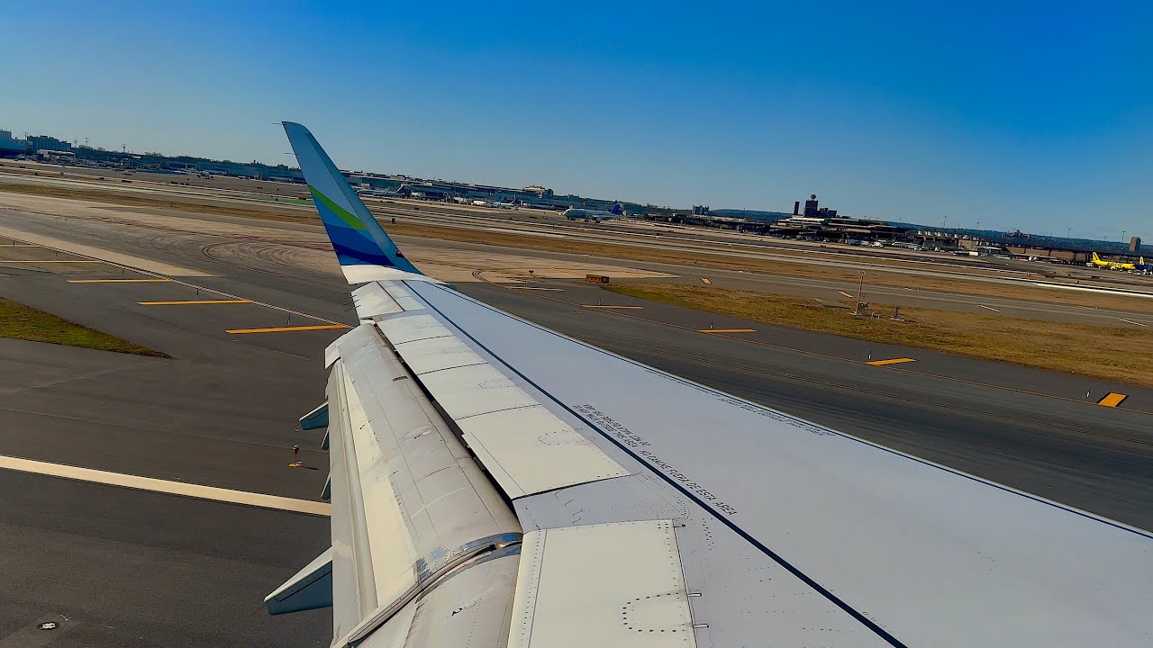 [4K] – Pilots Fight HEAVY Crosswinds – EWR Landing – Alaska – Airbus ...