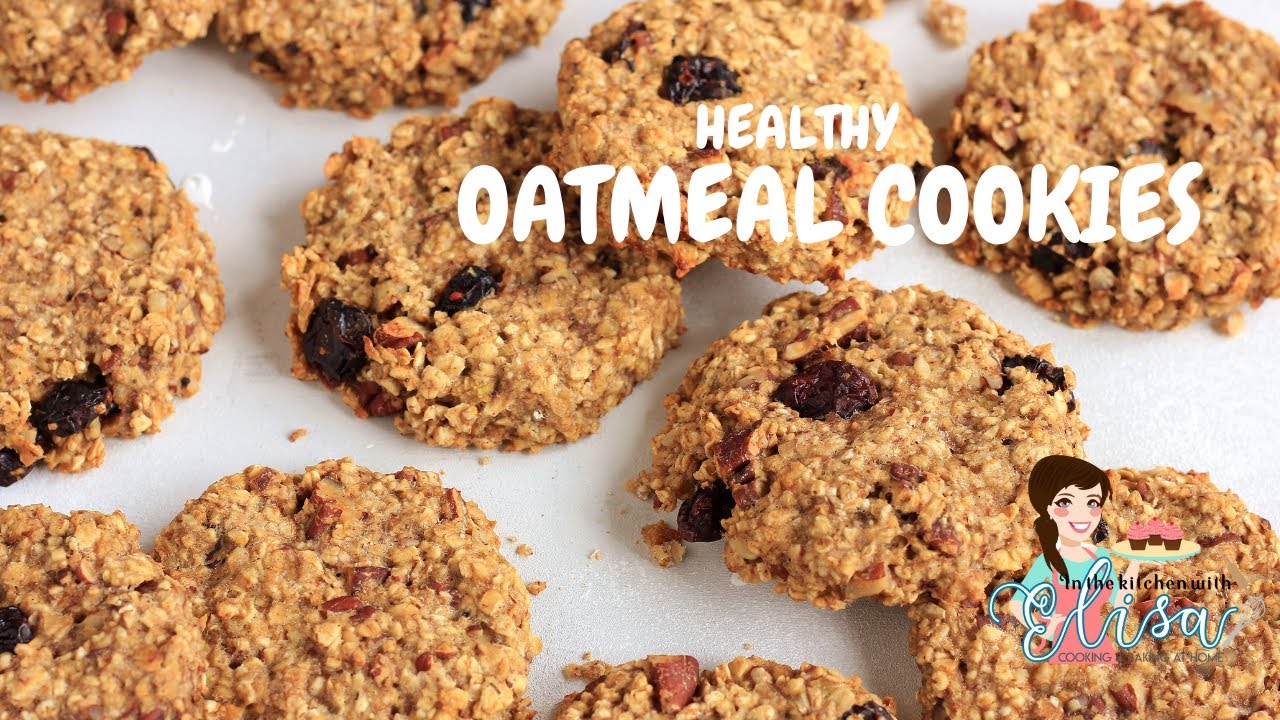 Healthy Snack Cookies | Oatmeal Cookies | Recipe - YouTube