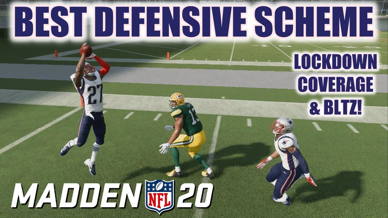 BEST DEFENSIVE SCHEME IN MADDEN 20! LOCK UP ANY OFFENSE WITH LOCKDOWN ...