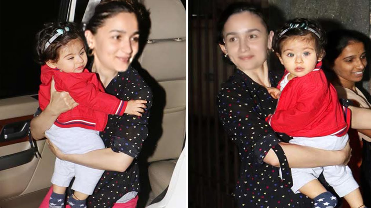 Finally Alia Bhatt gave first glimpse of daughter Raha Kapoor | Alia ki ...