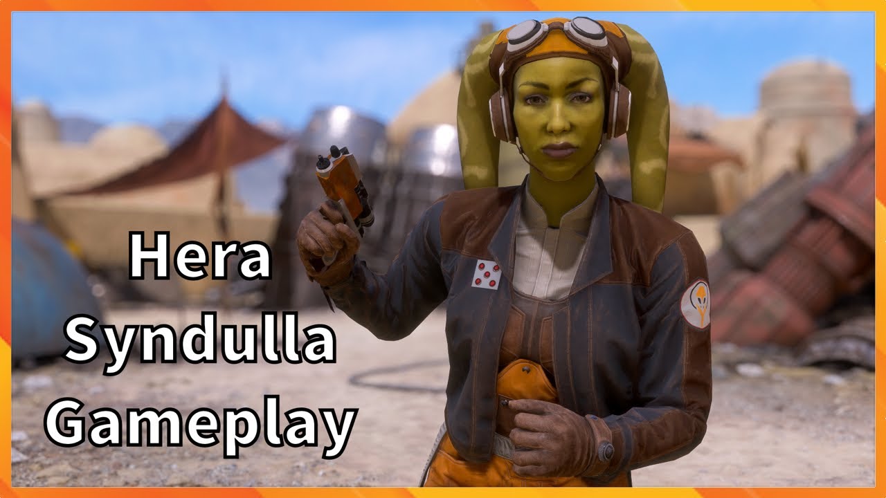 Hera Syndulla Gameplay Star Wars Battlefront 2 - YouTube