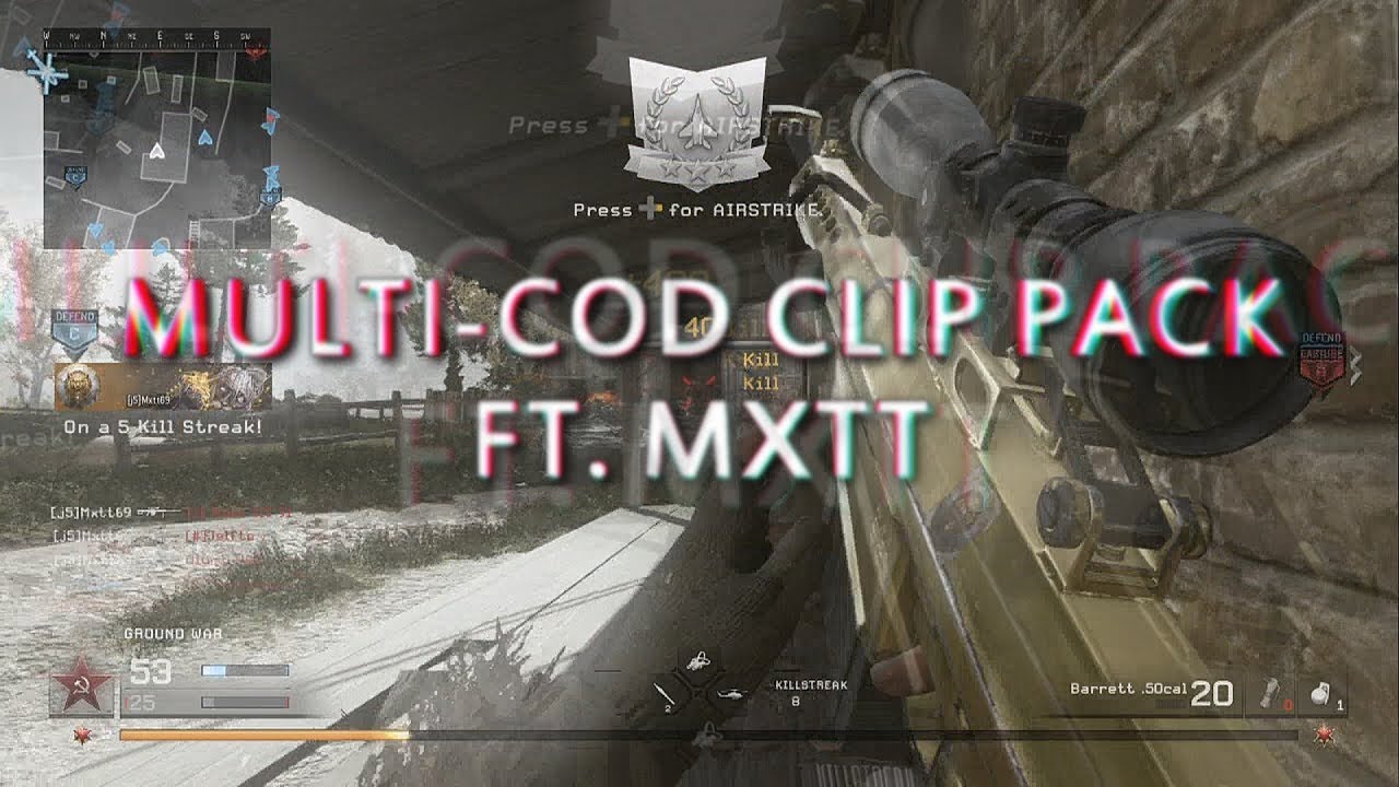 Multi-Cod Clip Pack Ft. Mxtt Clip Pack #11 [Multi Cod Clips To Edit] - YouTube