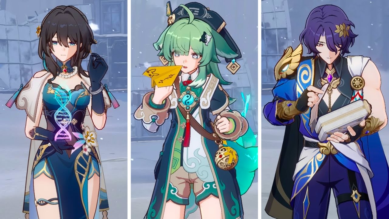 Honkai Star Rail - All Idle Animations (HSR) - YouTube