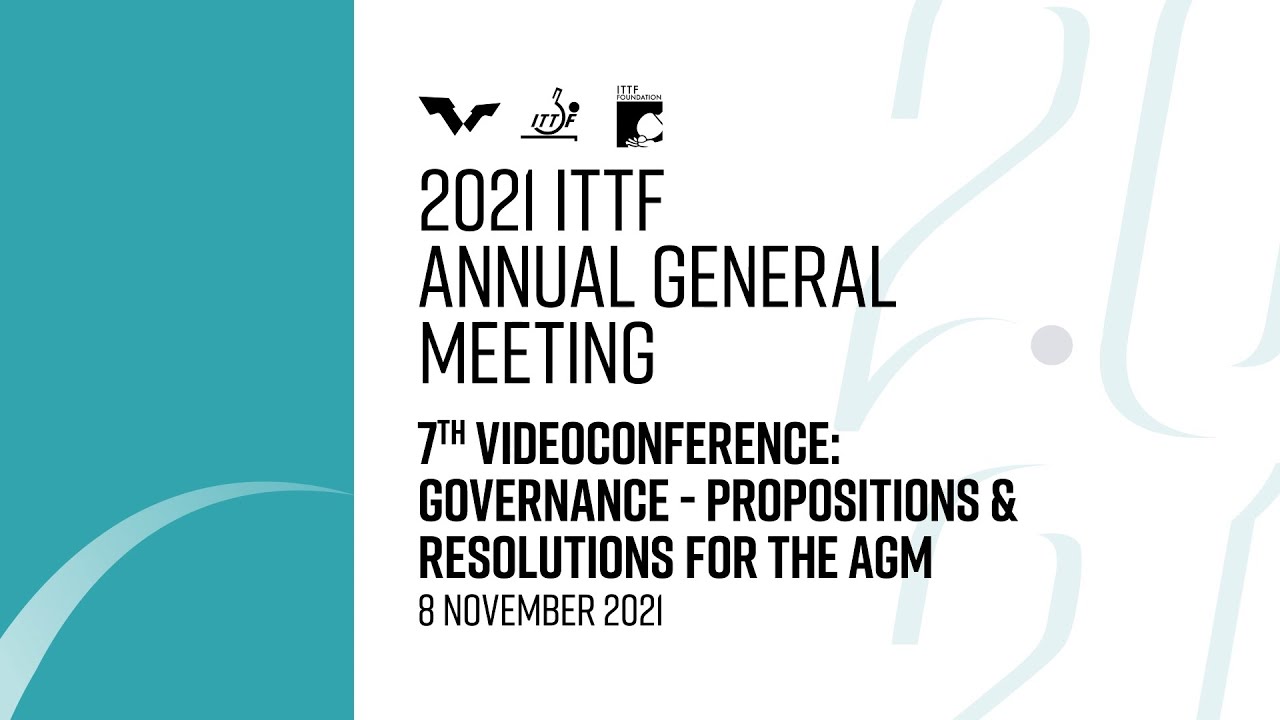 2021 ITTF AGM | Governance - YouTube