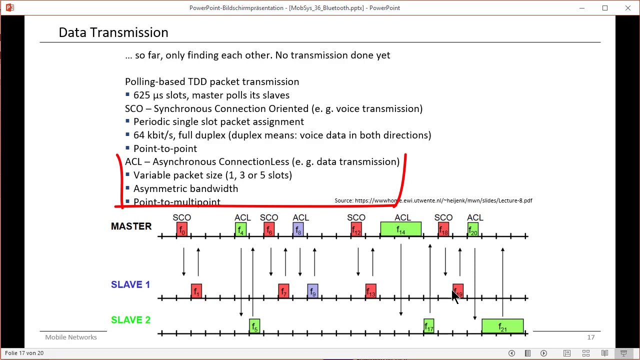 Bluetooth - SCO und ACL - YouTube