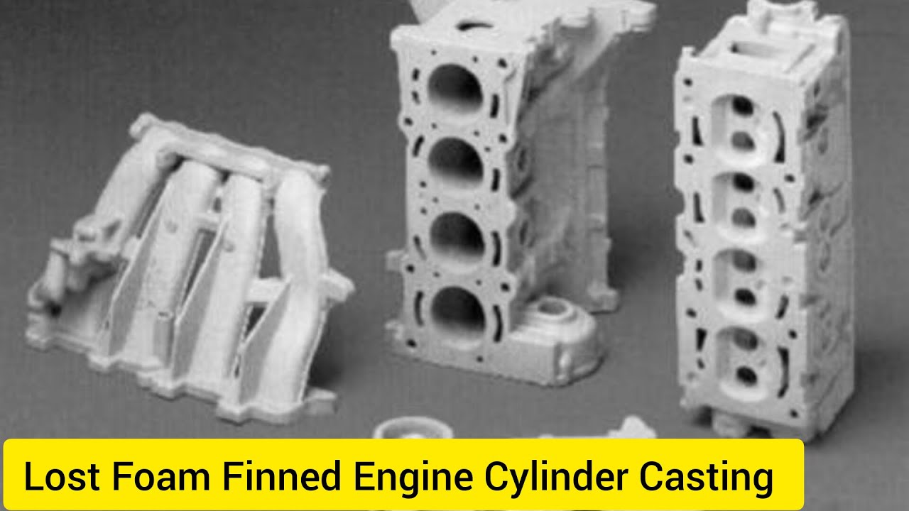 Lost Foam Finned Engine Cylinder Casting | lost foam casting a crank ...
