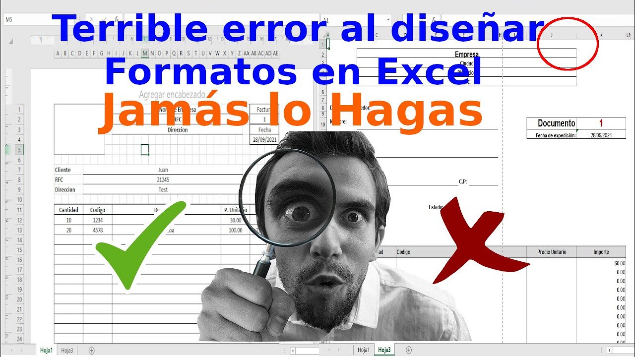 Como Hacer Formatos en Excel - Jamás Cometas este Error - YouTube