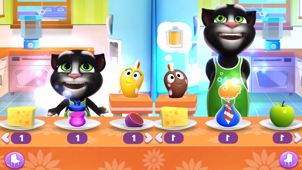 Baby Potion Vs Adult Potion My Talking Tom 2 Vs My Talking Tom Baby 2 ...