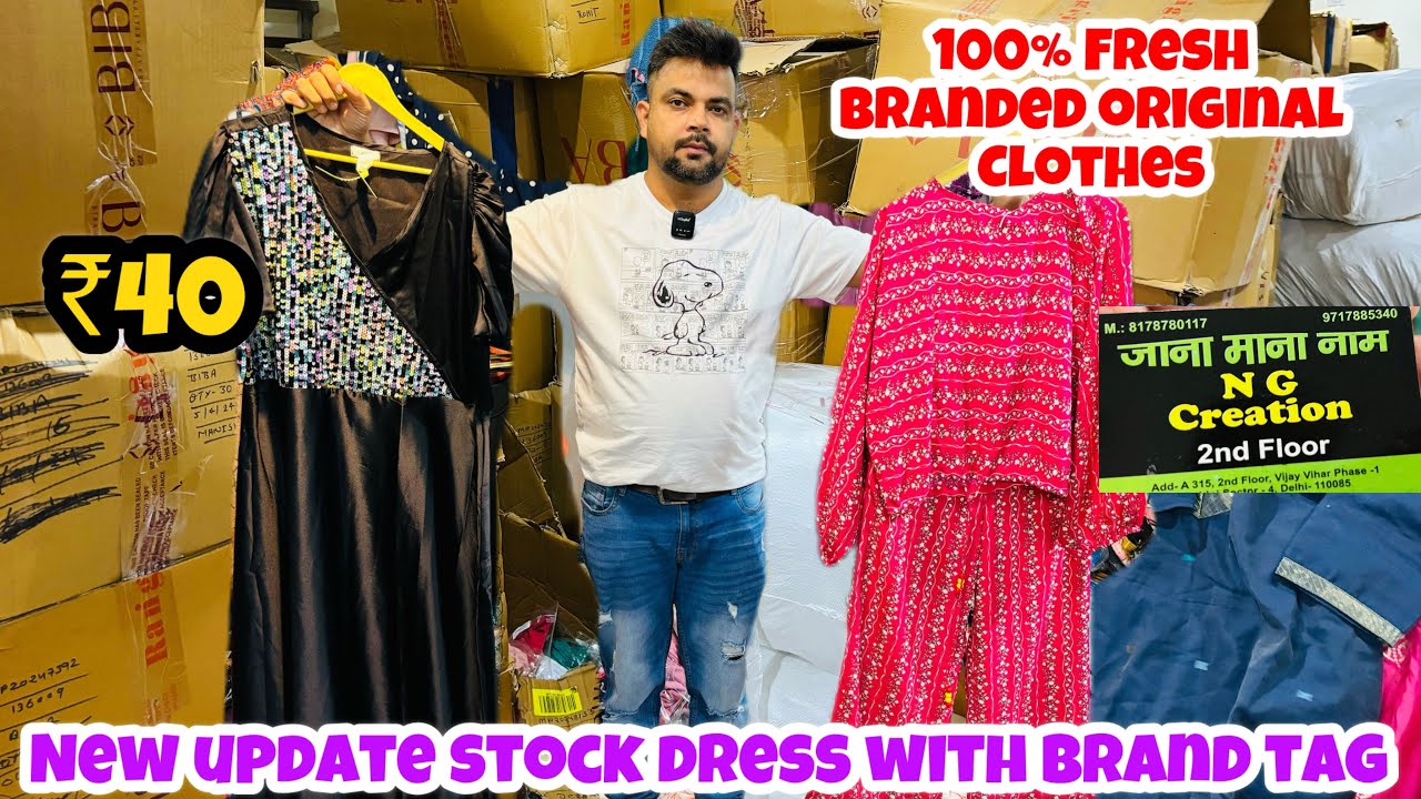 100% Fresh Branded Ladies Top, Dress|Export surplus warehouse in Delhi ...