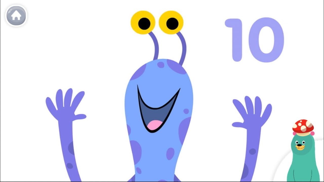 Tap and count to 10 for children - Number 10 counting - Counting number ...