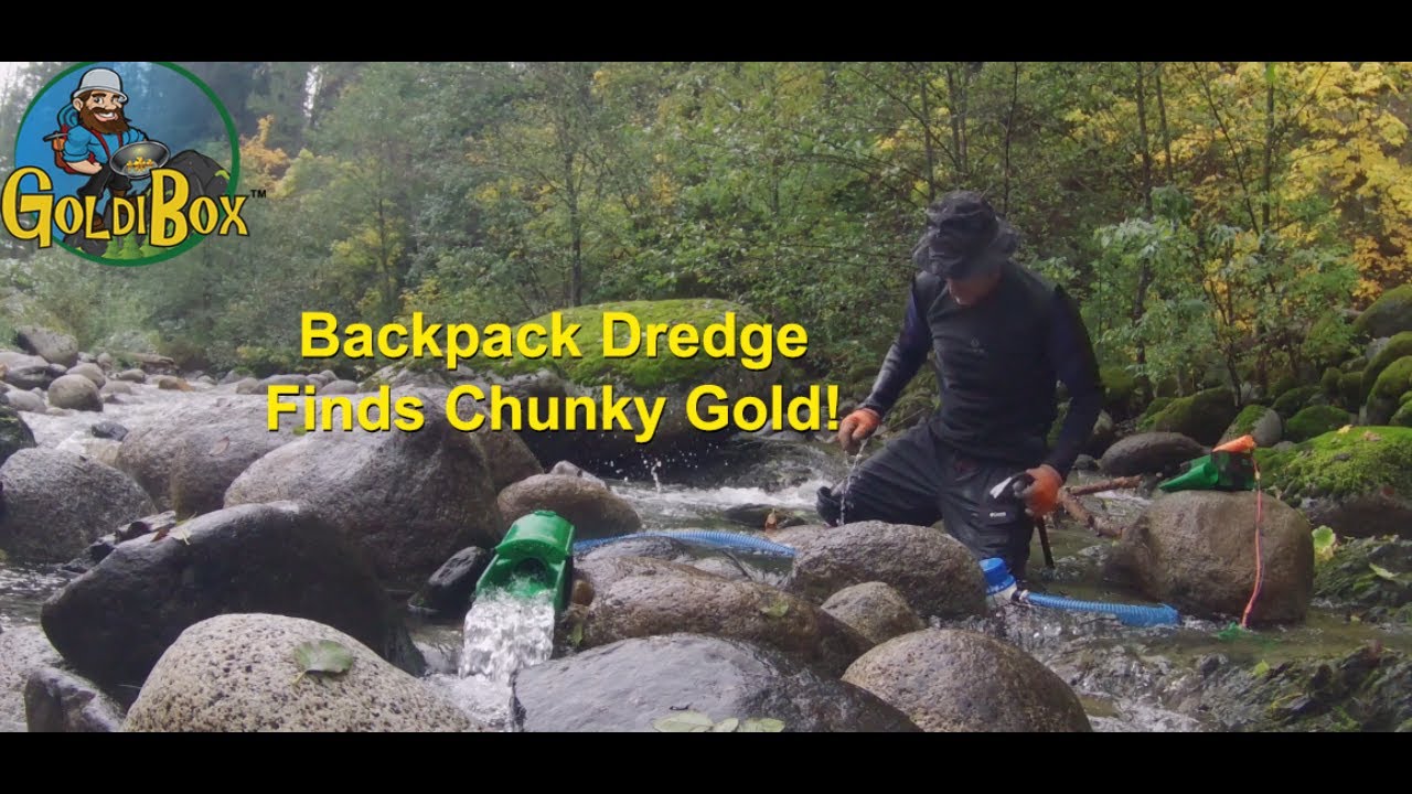 I found CHUNKY gold with my GoldiBox Backpack Dredge | 3D Prospecting ...