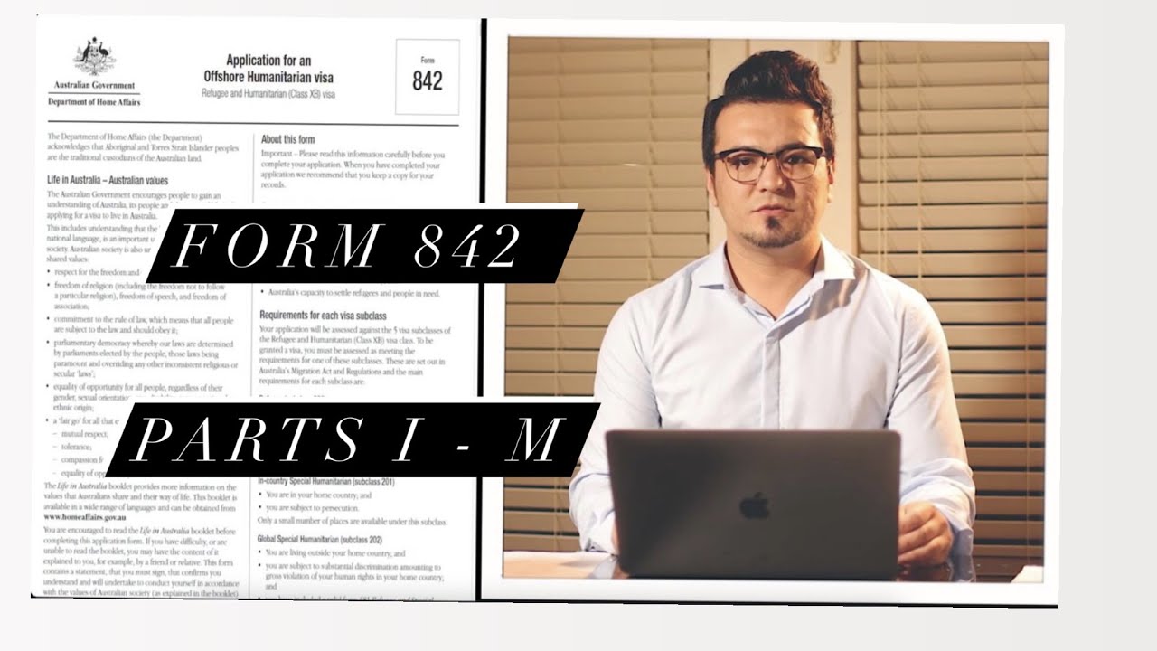 How to fill in Form 842 - Parts I - M - تكميل كردن فورم 842 - YouTube