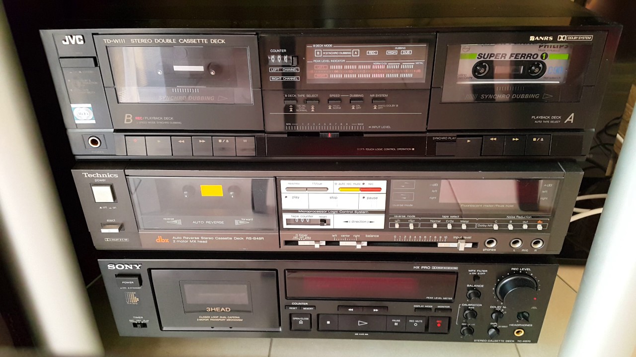 Genesis play on JVC TD-W111 Cassette Deck - YouTube