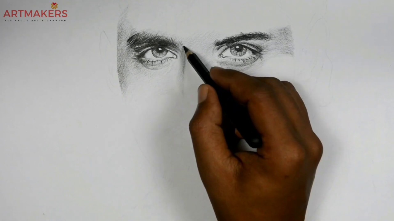 eye drawing tutorial step by step - YouTube
