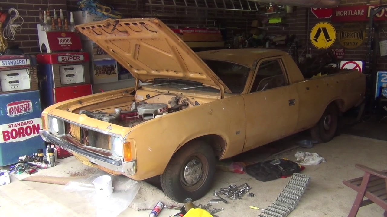 1975 VJ Dodge Ute Project - Part 2 - YouTube