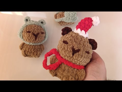 Amigurumi Capybara Crochet Tutorial | No-Sew Easy & Beginner Friendly 