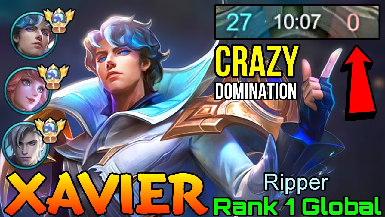 100% DOMINATION! Global No.1 Xavier + Floryn + Aamon - Top 1 Global ...