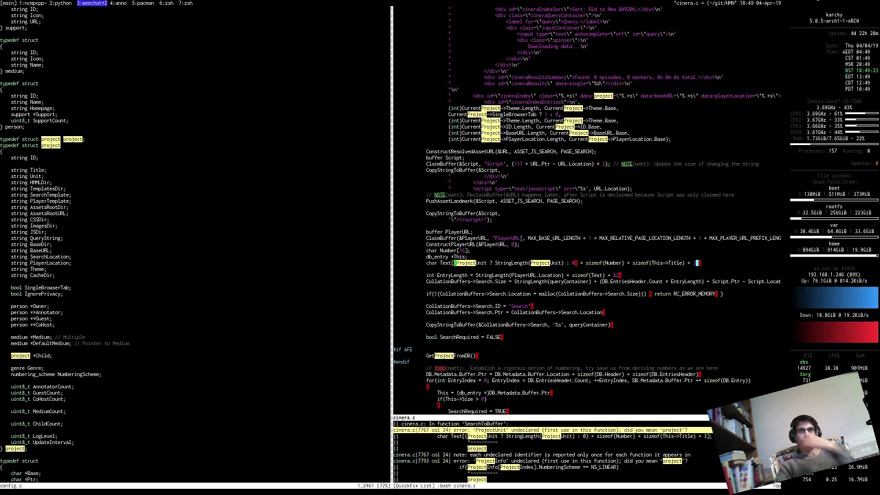 Practising Programming In C 181 Cinera Config Compile Errors Hardcode Removal Youtube