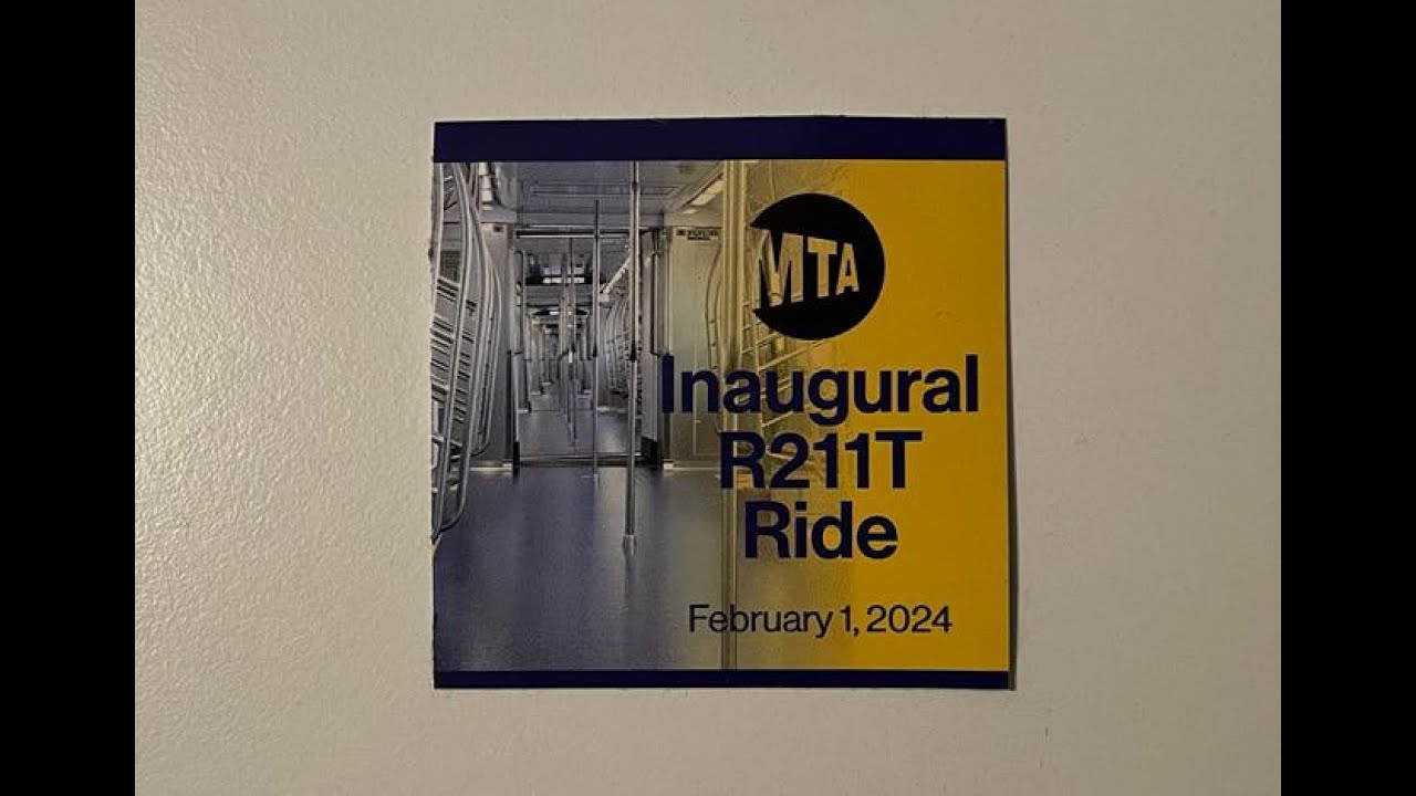NEW C TRAIN! R211T MTA NYC Inaugural Ride! Ride the new R211T with me ...