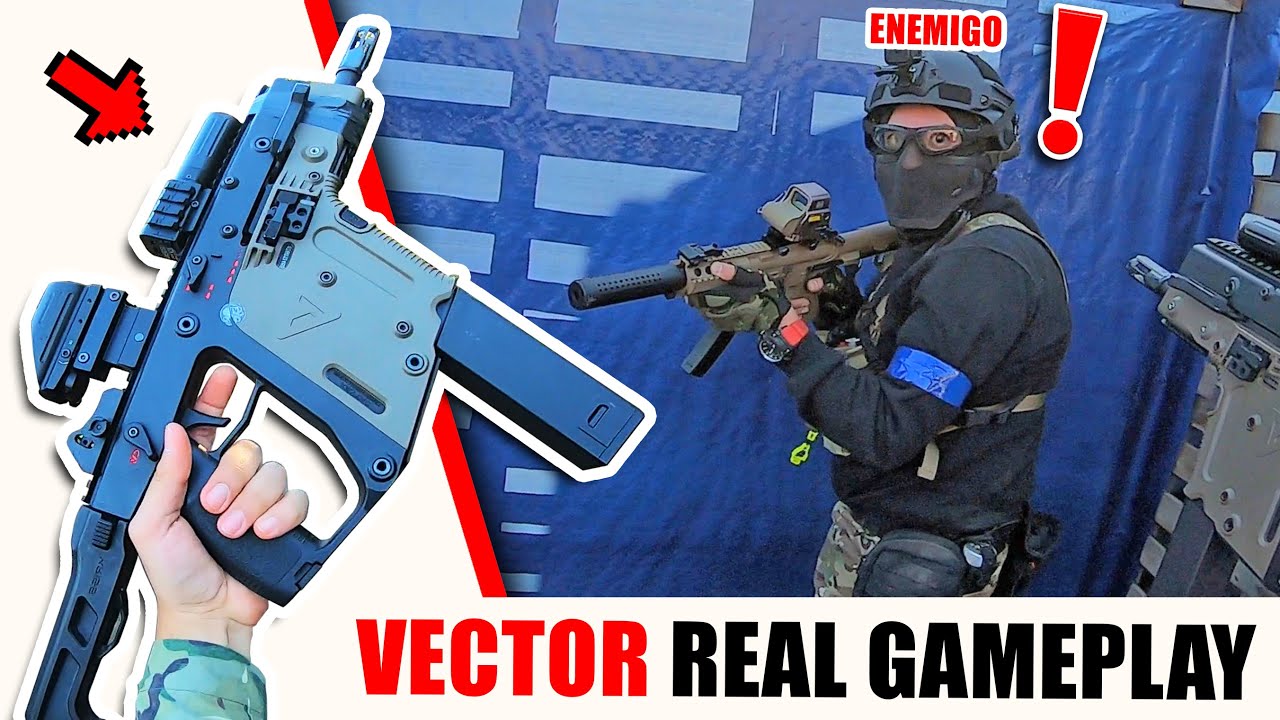 REVIENTO con la VECTOR ️ ☢️ Gameplay REAL 🔥 Yio Airsoft - YouTube