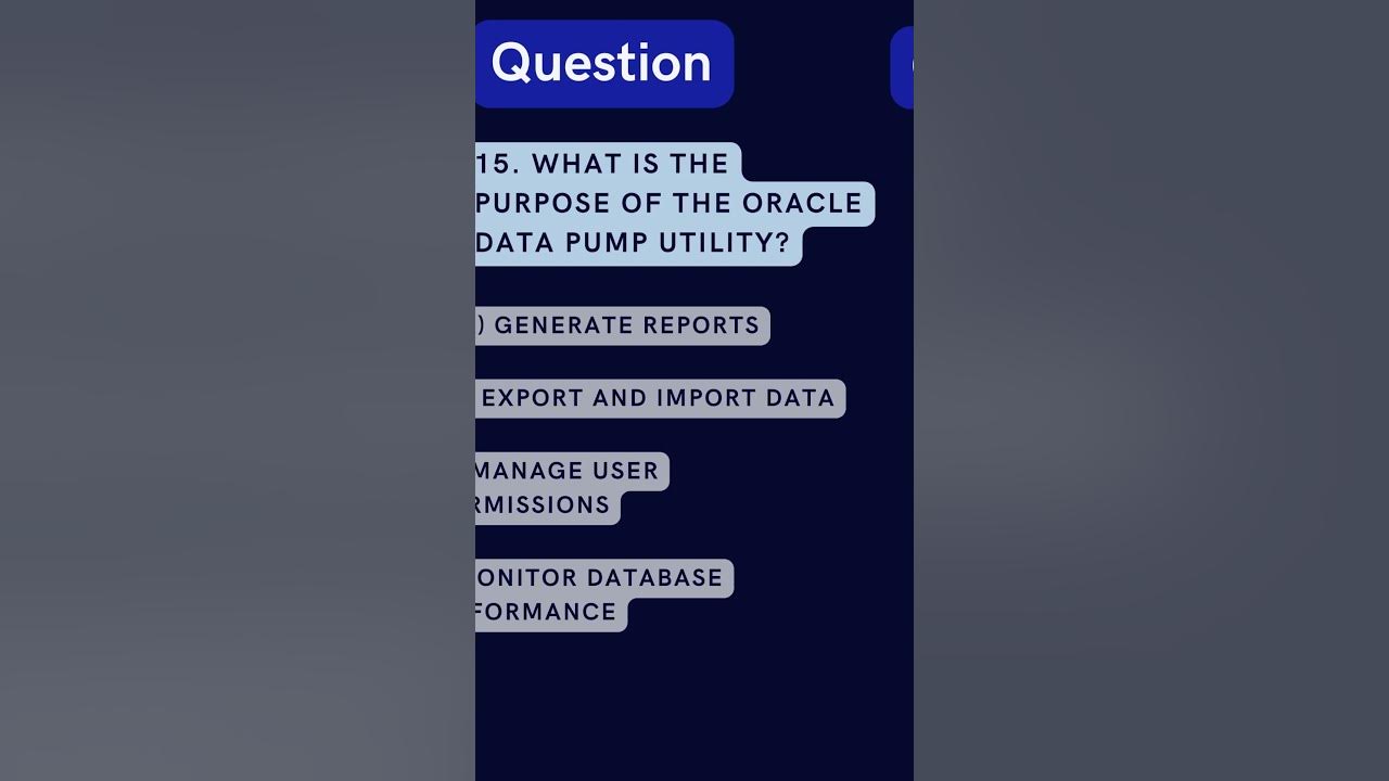Oracle Dba Quiz 15 High Availability Oracle Rac Shorts Youtube