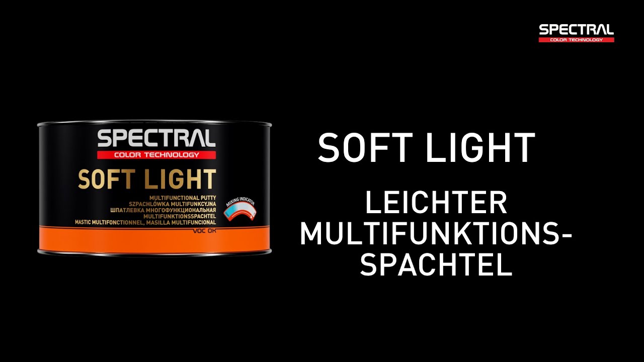 [DE] SPECTRAL SOFT LIGHT - Multifunktionsspachtel - YouTube