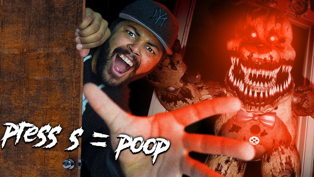 Pooping at Freddy's over night... yeah its weird - YouTube