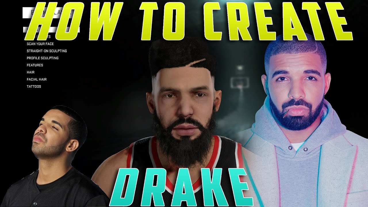 NBA 2K16 - DRAKE FACE TUTORIAL | HOW TO CREATE DRAKE IN NBA 2K16 ...