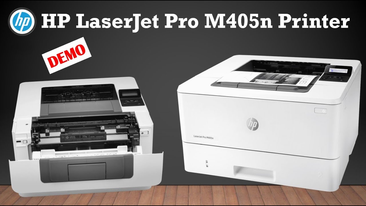 HP Laserjet Pro M405n Printer Unboxing and Demo - YouTube