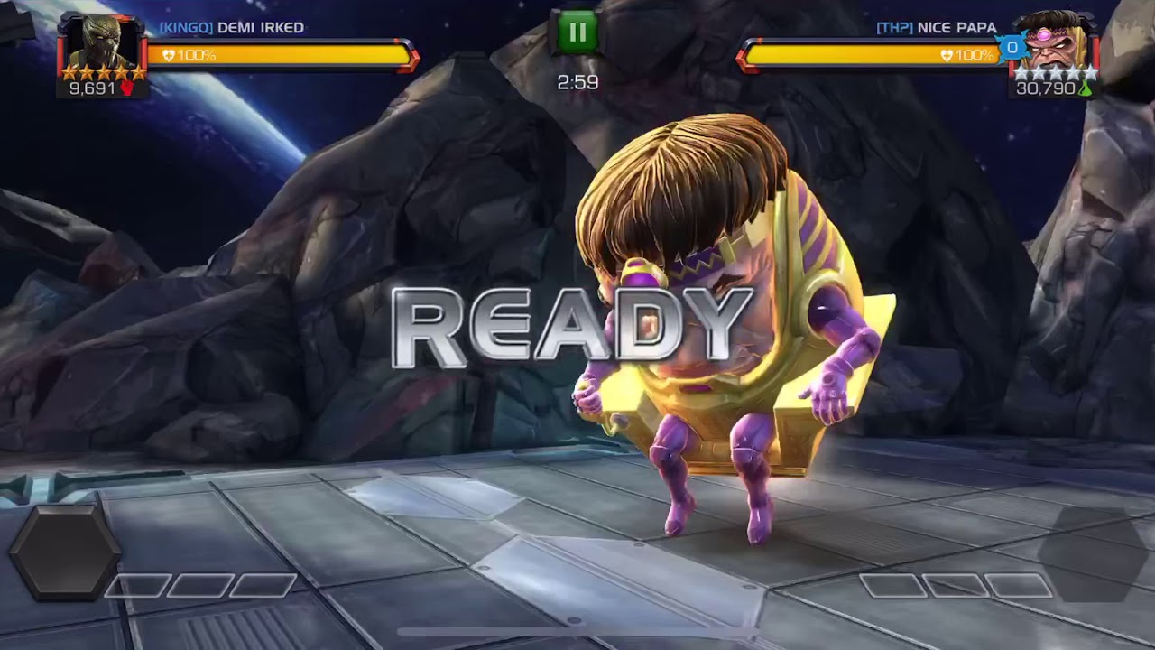 MCOC - Marvel Contest of Champions - Alliance War Killmonger vs Modok ...