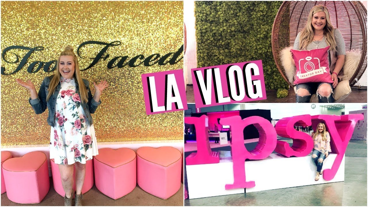 LA TRIP VLOG : GLAMGLOW EVENT, TOO FACED HQ, & GEN BEAUTY LA 2018 ...