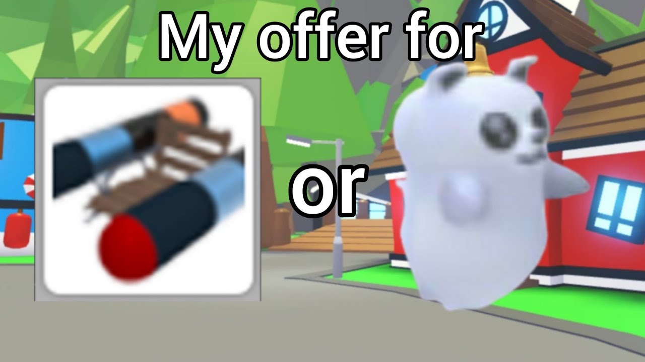 My offer for Rocket sled or Ghost vehicle in Adopt me! (CLOSED) - YouTube