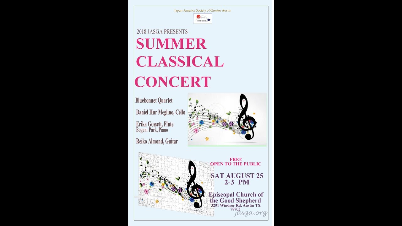 2018 JASGA Summer Classical Music Concert - YouTube