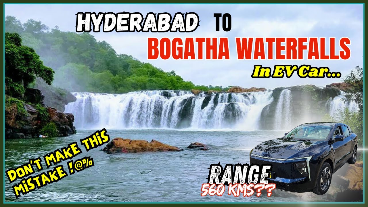 Hyderabad To Bogatha Waterfalls Road Trip in EV car | Bogatha ...
