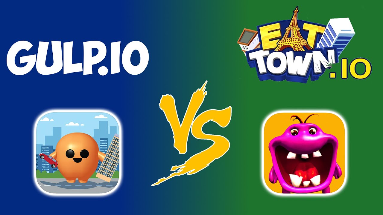 Eat Town.io vs. Gulp.io | Which Is The Better Game? | Part 49 - YouTube