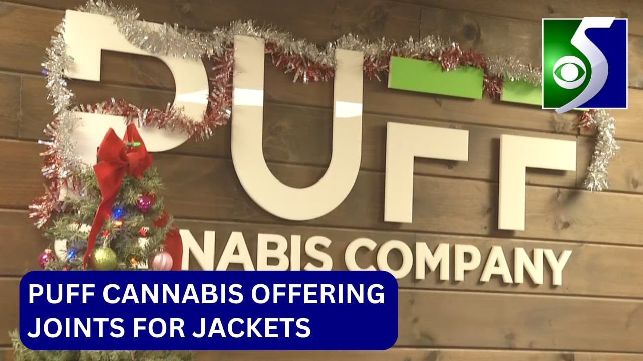 Puff Cannabis offering joints for jackets - YouTube