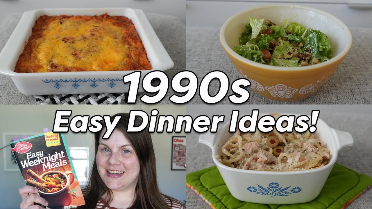 1990's EASY DINNER IDEAS - Pantry Cooking Ideas from Betty Crocker ...