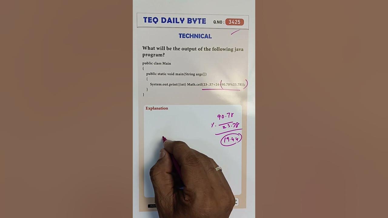 Teq Daily Byte 3425 T4teq Zoho Interview Jobs Java Puthon Aptitude Tcs Cts Coding