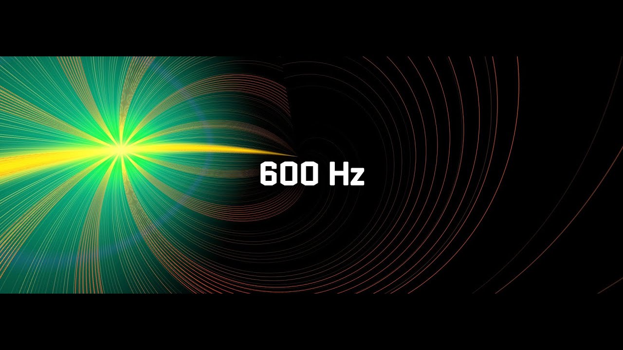 El silencio a una frecuencia de 600 Hz ampliada para ser escuchado ...
