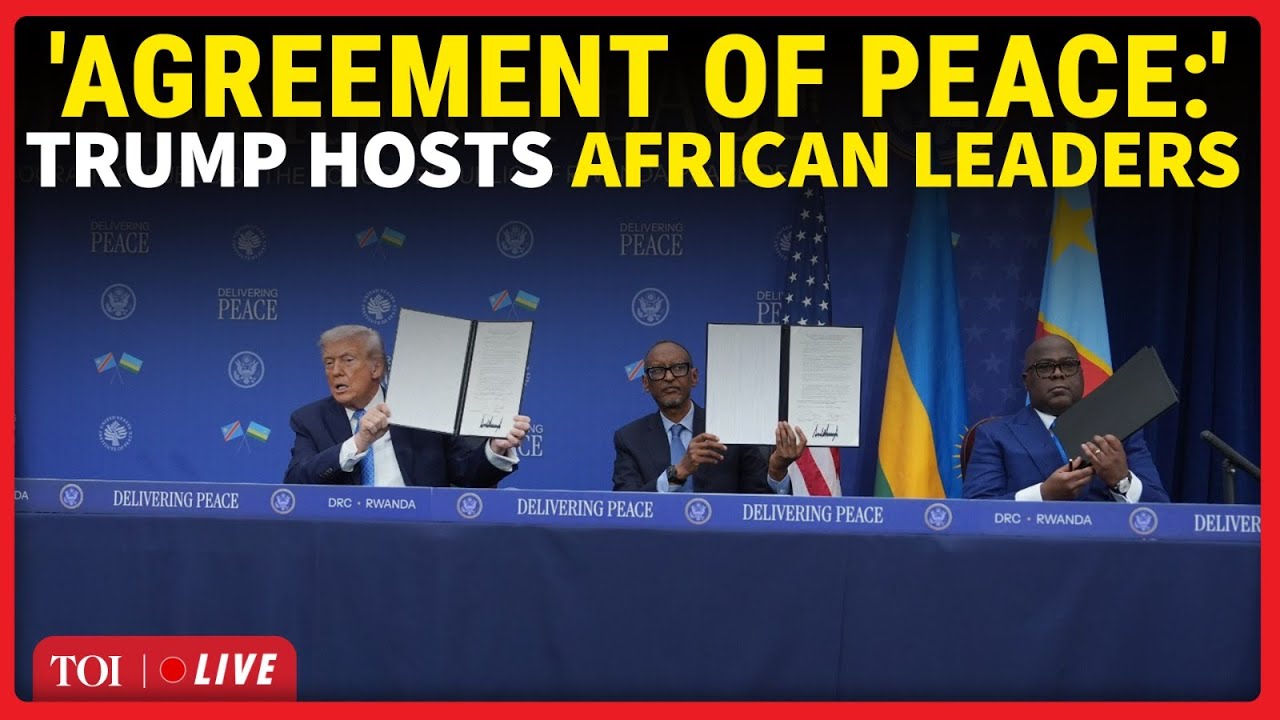 LIVE | Trump Hosts Congo, Rwanda Leaders In Latest Push For Peace; Big ...