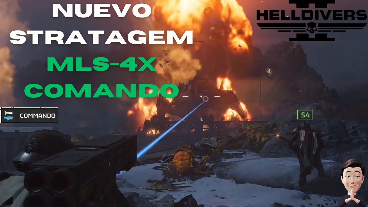 Helldivers 2 - mls 4x comando - YouTube