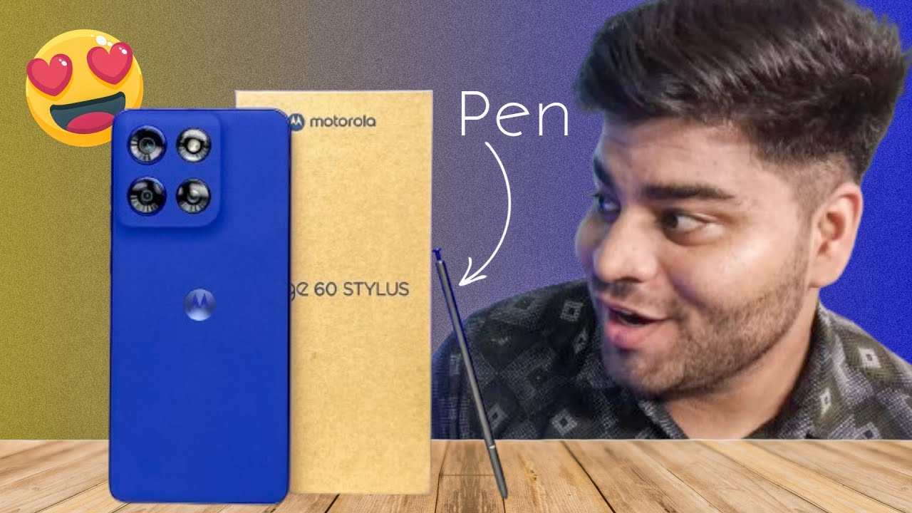 Moto Edge 60 Stylus Officially is Here With Pen🖊️ - YouTube